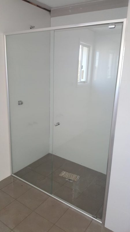 Between Two Walls Semi Frameless Shower | Pro Shower screens and Wardrobes