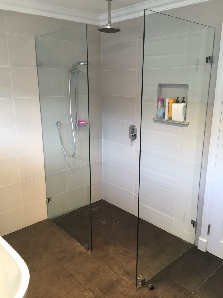 Frameless Fixed Panels | Pro Shower screens and Wardrobes